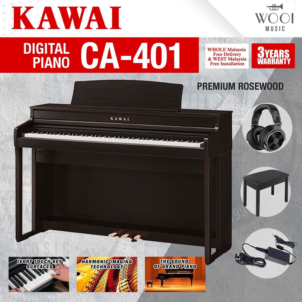Kawai CA401 Concert Artist Series Digital Piano 88 Keys - Premium ...