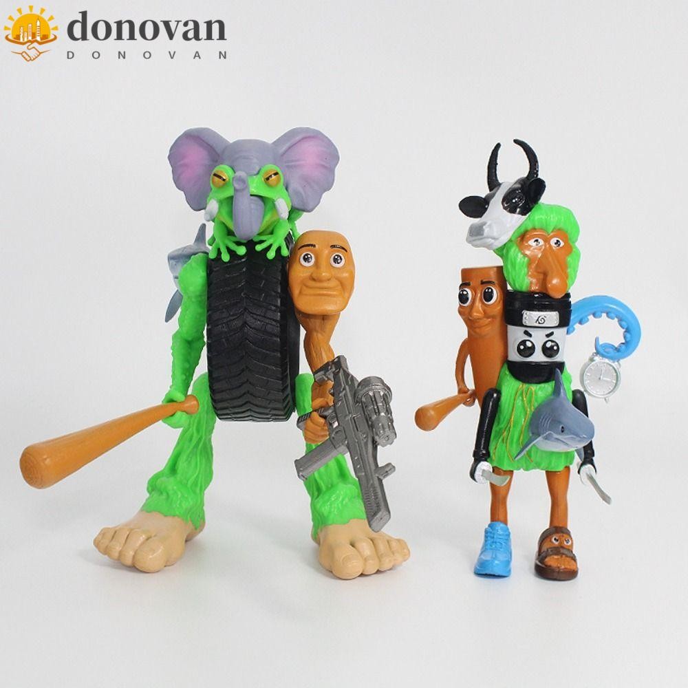 DONOVAN Tungtungsahur Strange Animals Figure, Model PVC Tung Tung Sahur ...
