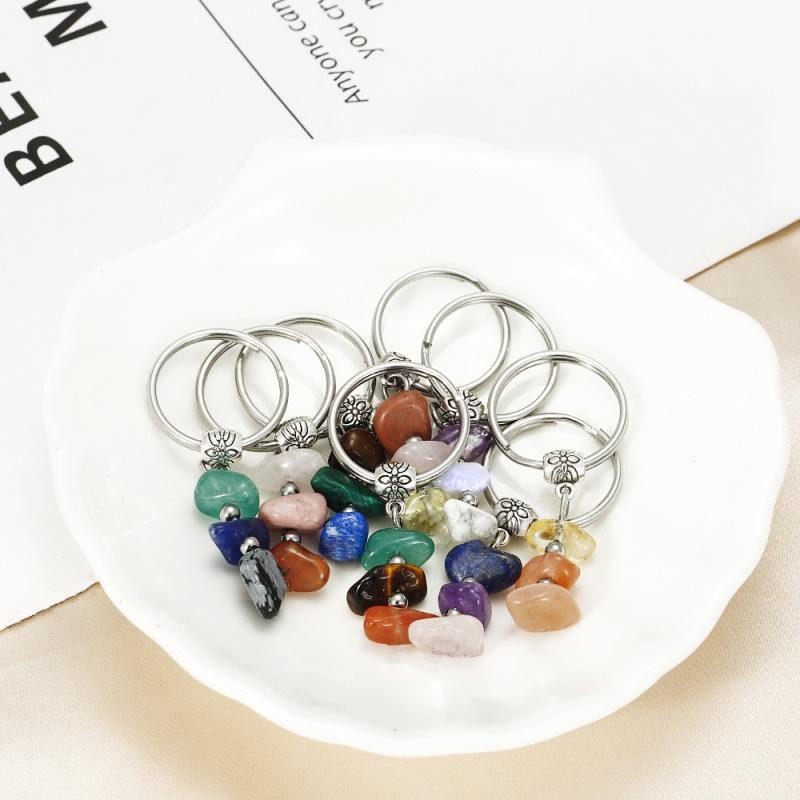 ThickRich 1 Piece Handmade Red Agate Card Combination Pendant Keyring ...