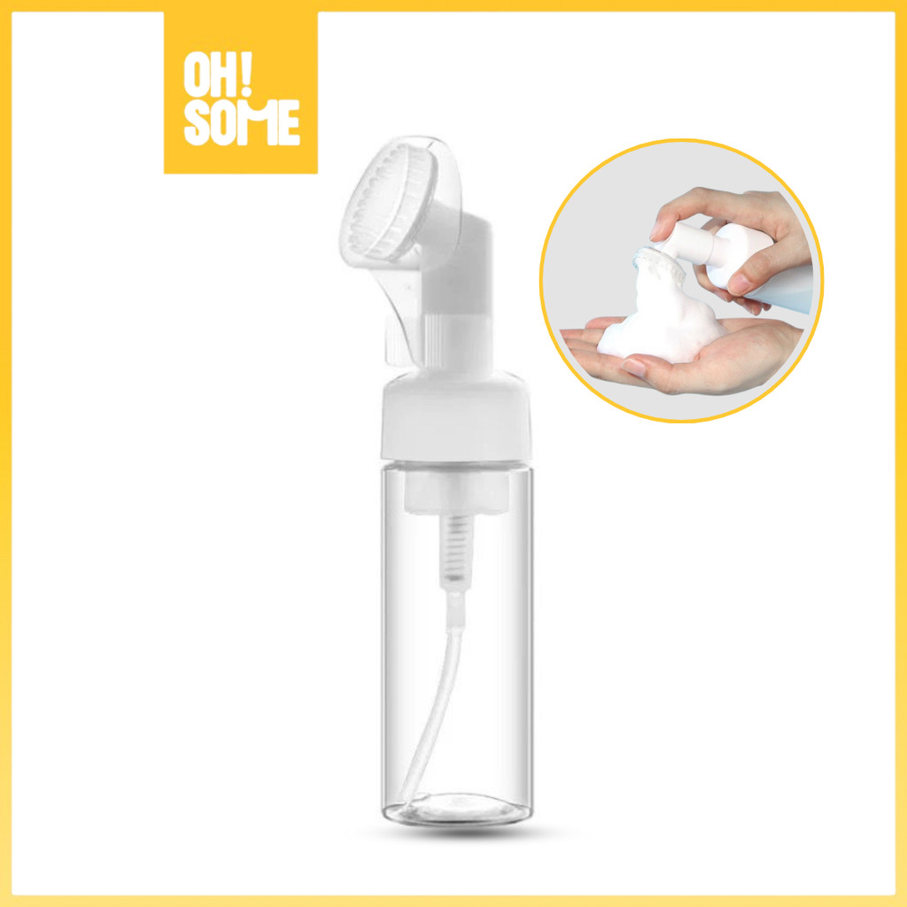 OHSOME - Mousse Foam Bottle With Lid 60ml/ Botol Foam Dengan Sikat ...