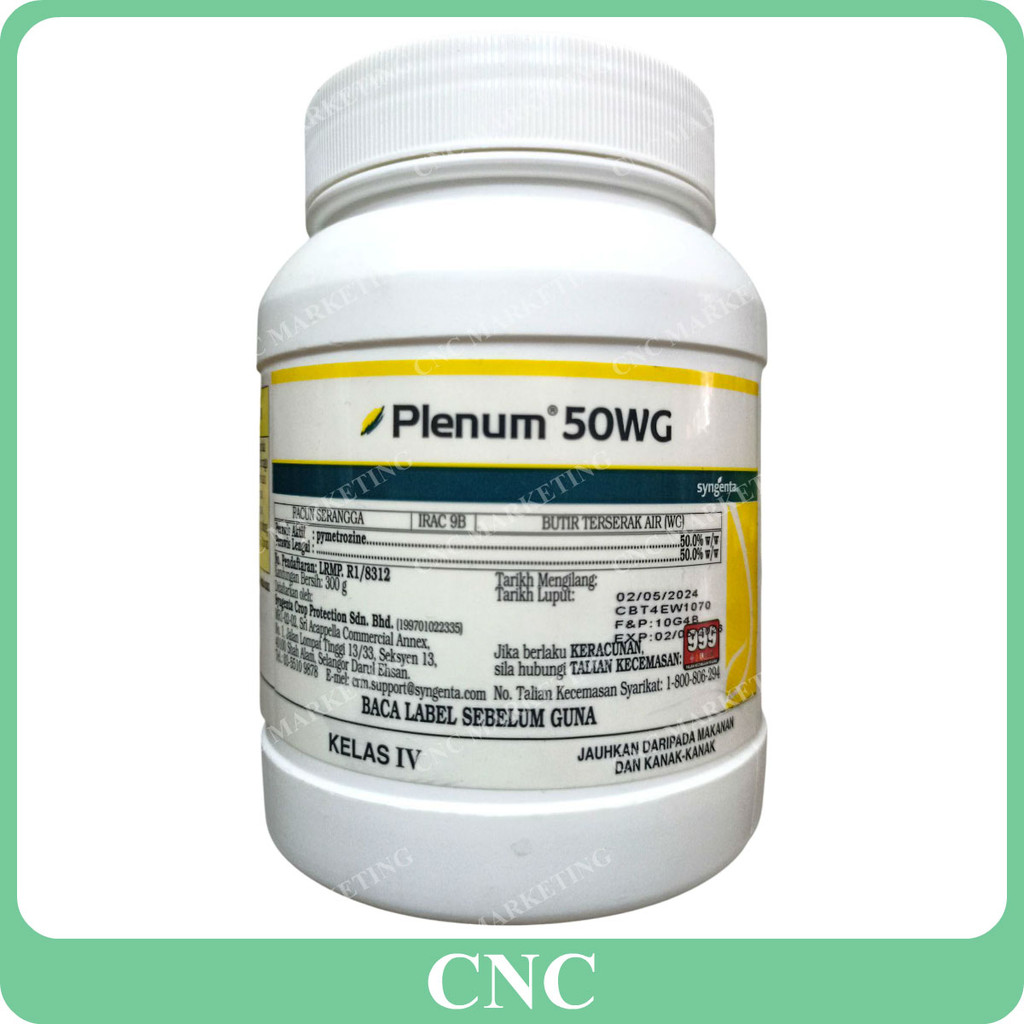 300GM Plenum 50WG Syngenta Pymetrozine 50% Racun Serangga Lalat Putih White Flies Bena Perang ...