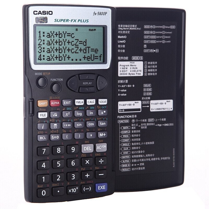 Casio Casio Calculator FX-5800P Programming Measurement Office ...