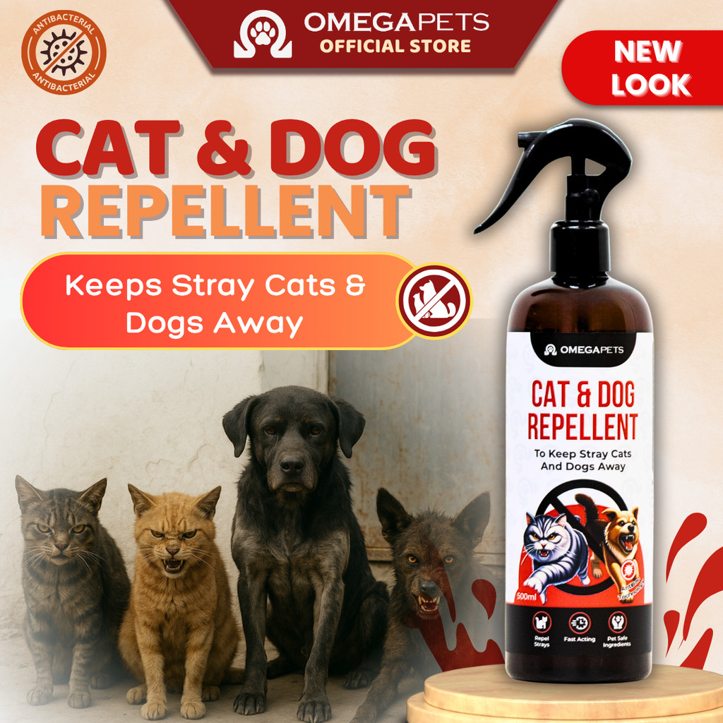 Omega Pets™ Cat & Dog Repellent (500ml) | Shopee Malaysia
