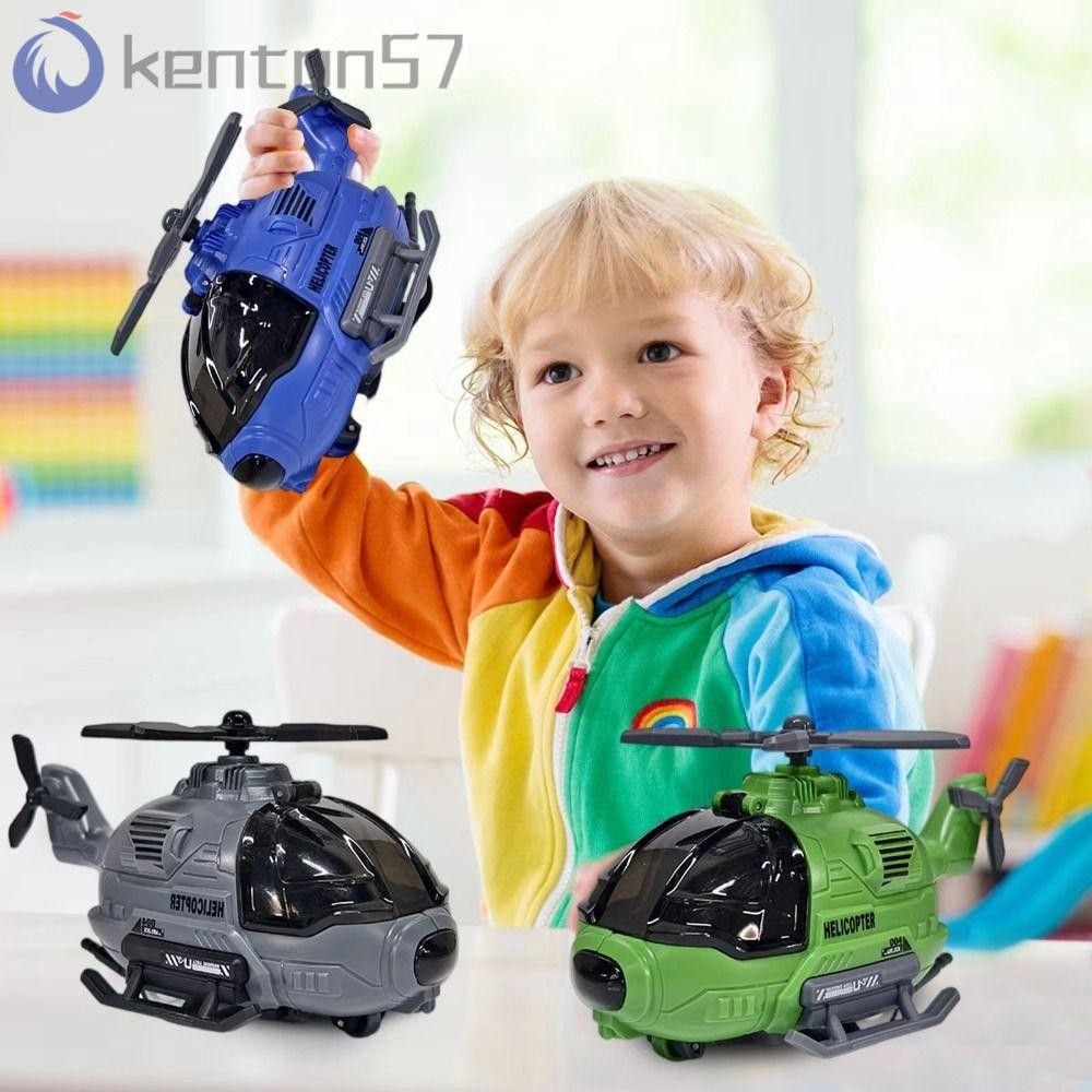 KENTON Simulation Aircraft Toy, Helicopter Model Toys Open Cockpit ...