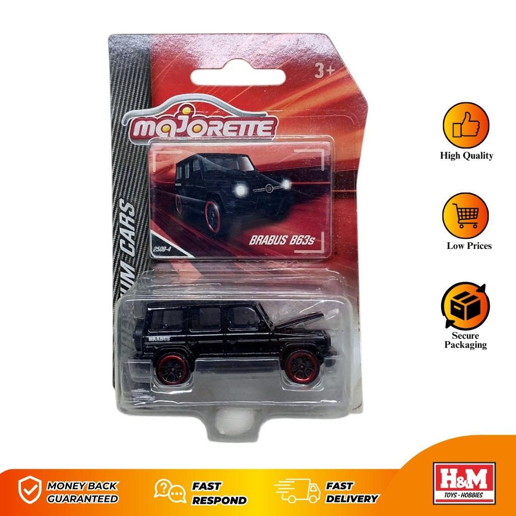 Majorette Premium Car Brabus B63S Black - BR4 | Shopee Malaysia