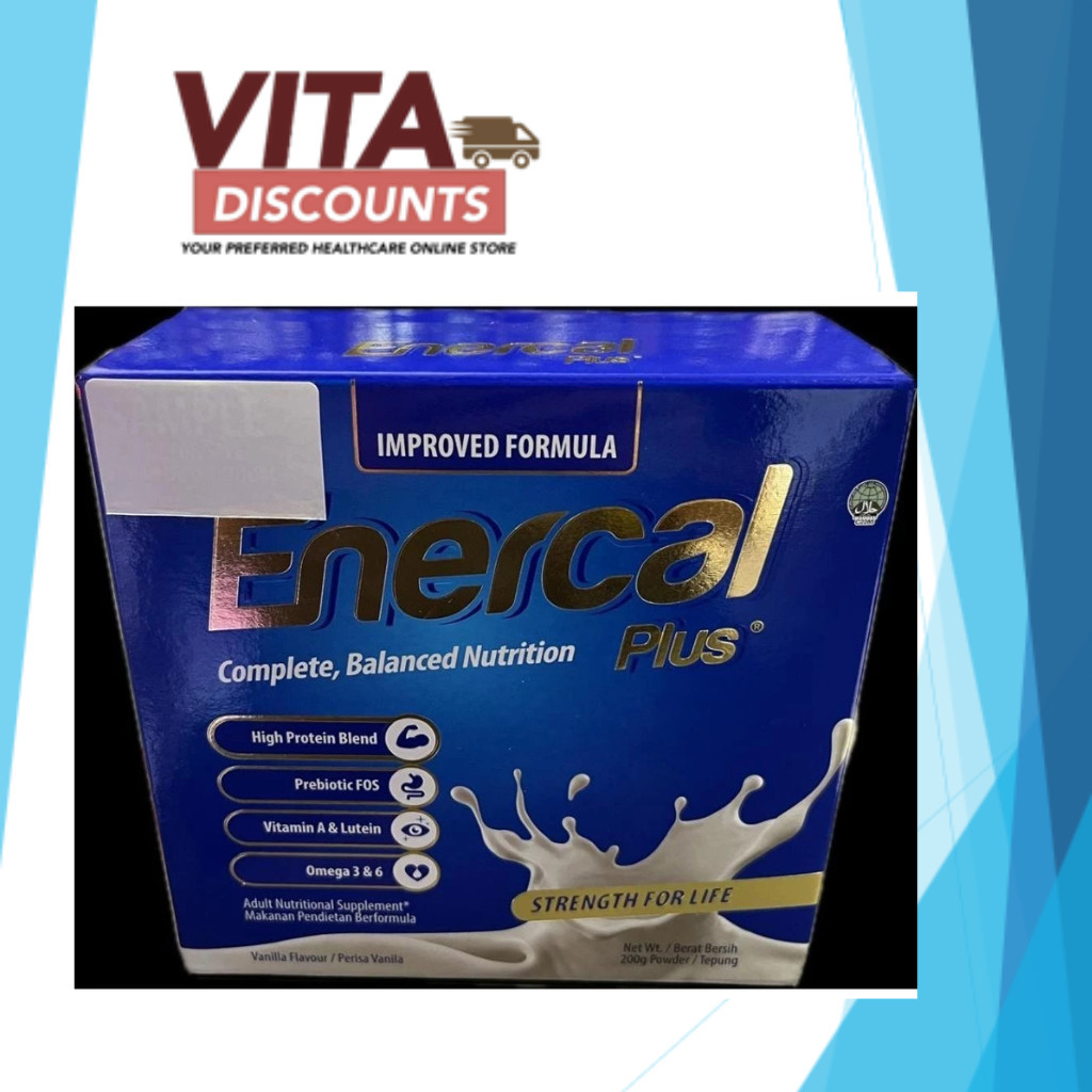 [RTC] ENERCAL PLUS POWDER 200G EXP01/2026 | Shopee Malaysia
