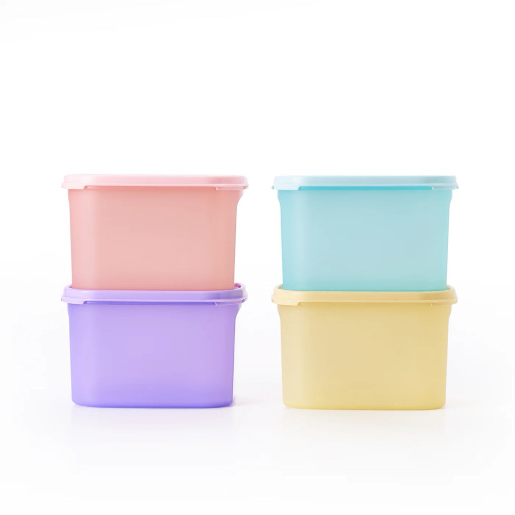 Tupperware Modular Mates Mini Rectangular Set | 4pcs | 1.9L | Shopee ...
