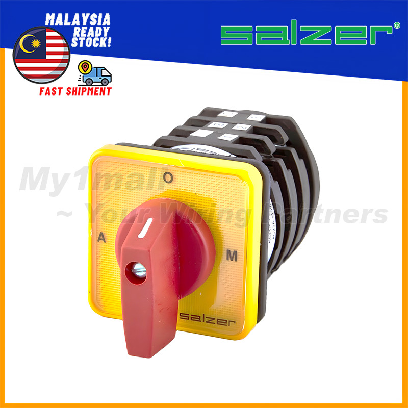 SALZER 16A AOM Change Over Selector Switch STILO Rotary Cam Switch A.O ...