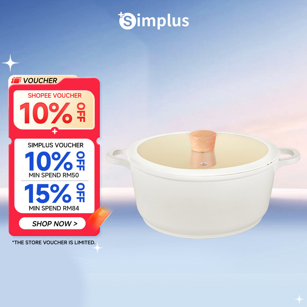 Simplus Cookware Ceramic Non Stick Coating Soup Pot (24cm) GUOJ024 ...