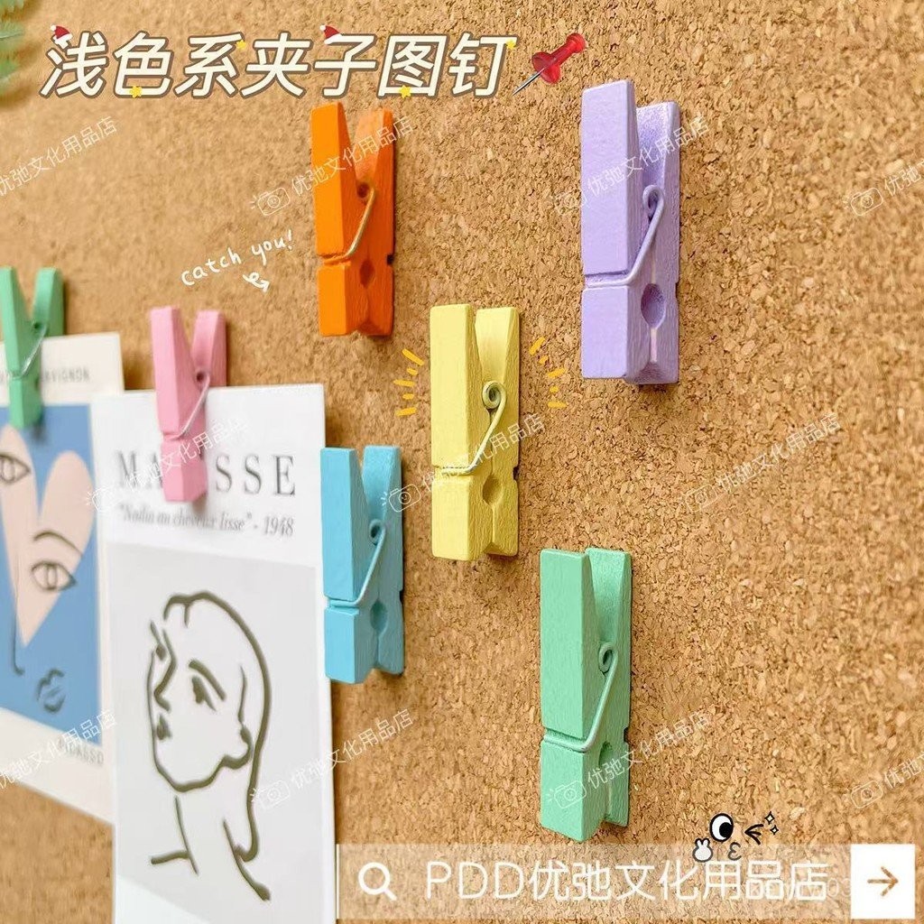 Klip Siri Warna Macaron Paku Kecil Tidak Merosakkan pada Kertas Klip ...