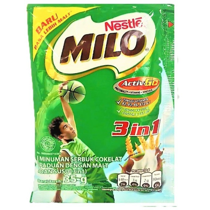 Milo 3 in 1 Sachet 1 Sachet | Shopee Malaysia