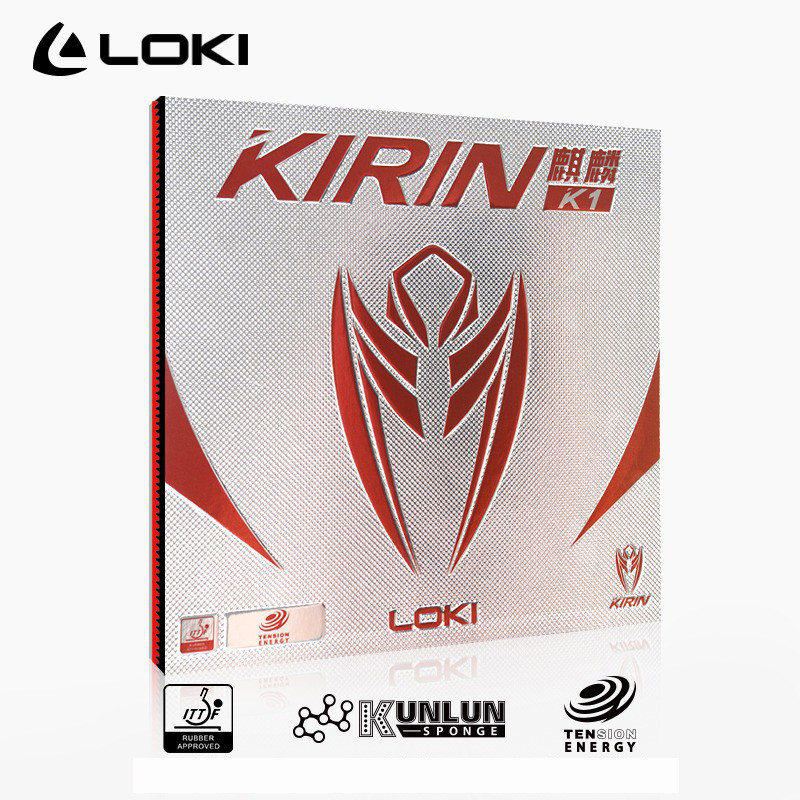 Original LOKI KIRIN 1 Ping Pong Bat Rubber Non-Sticky Table Tennis Rubber ITTF Approved Ping ...