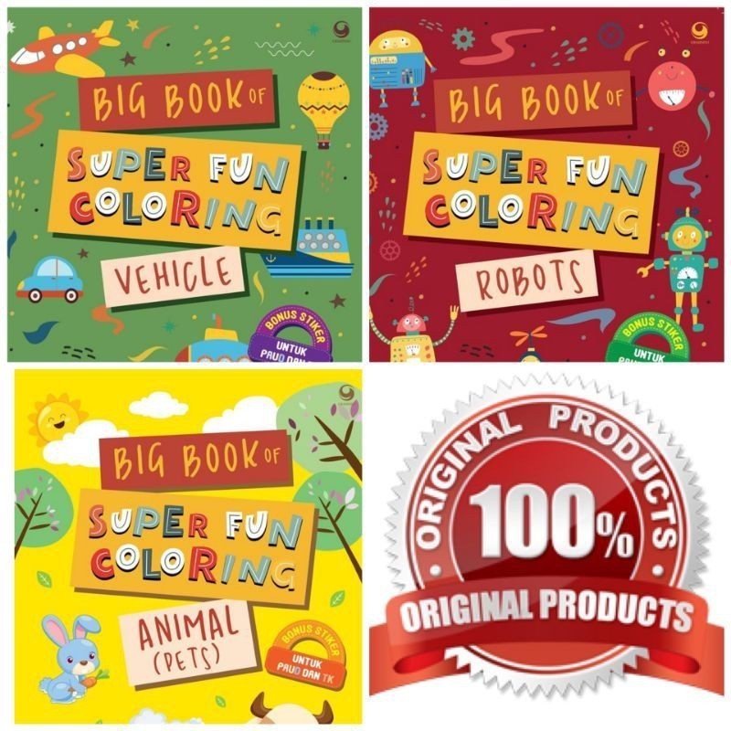 Big Book of Super Fun Coloring by Tim Creative Kids (ready Many Titles ...