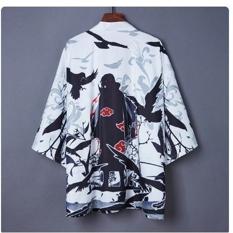 Anime Naruto Cloak Cosplay Costume Kakashi Konoha Madara Haori Sasuke ...
