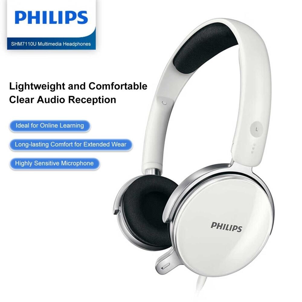 Philips Earpods Multimedia Headphones SHM7110U Highly Sensitive ...