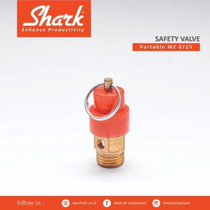 Safety Valve Compressor Portable 3/4 HP SHARK Type MZ 07-25 Original ...