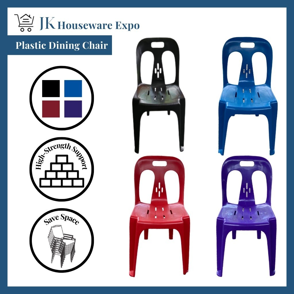 Plastic Chair/Kerusi Makan/Kerusi Plastik/Dining Chair/Dining Furniture ...