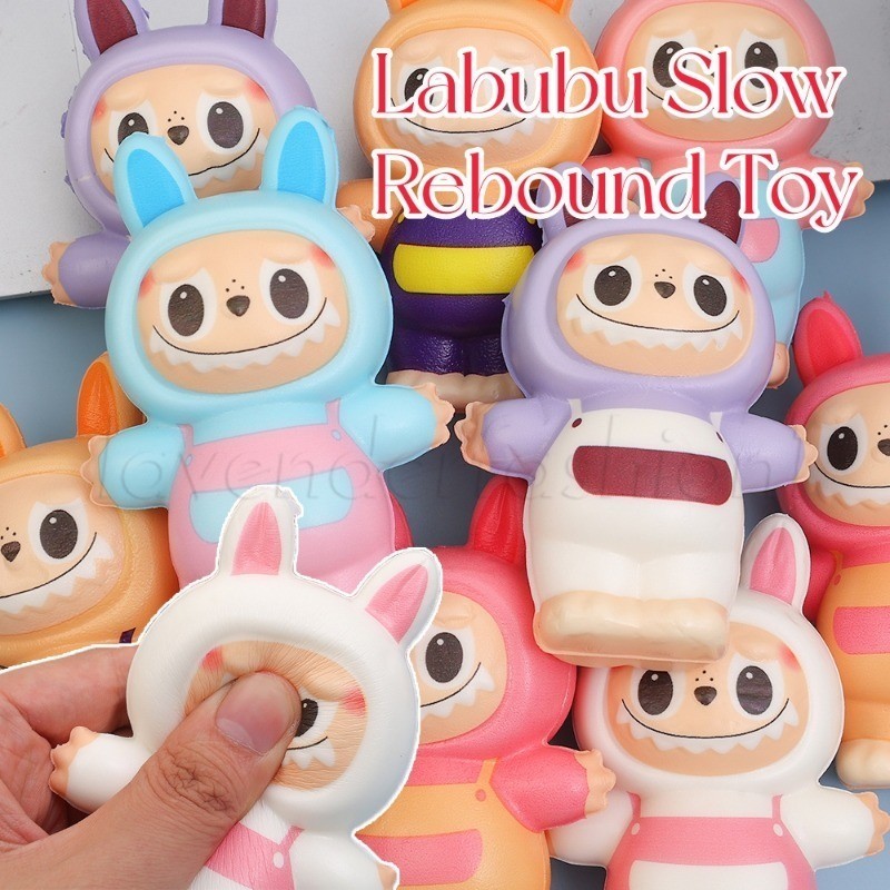 Labubu Slow Rebound Toy - Soft EVA Dressing Cartoon Sheep - Kids ...
