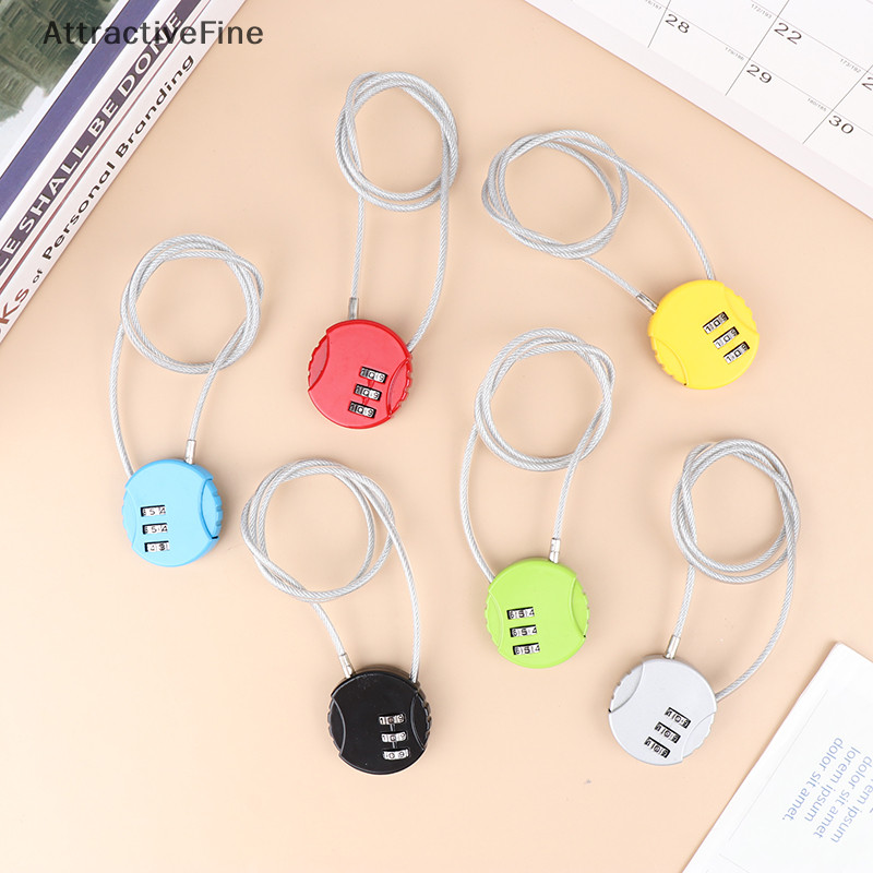 [AttractiveFine] 13/20/50cm Wire Rope Digit Padlock Password Code ...