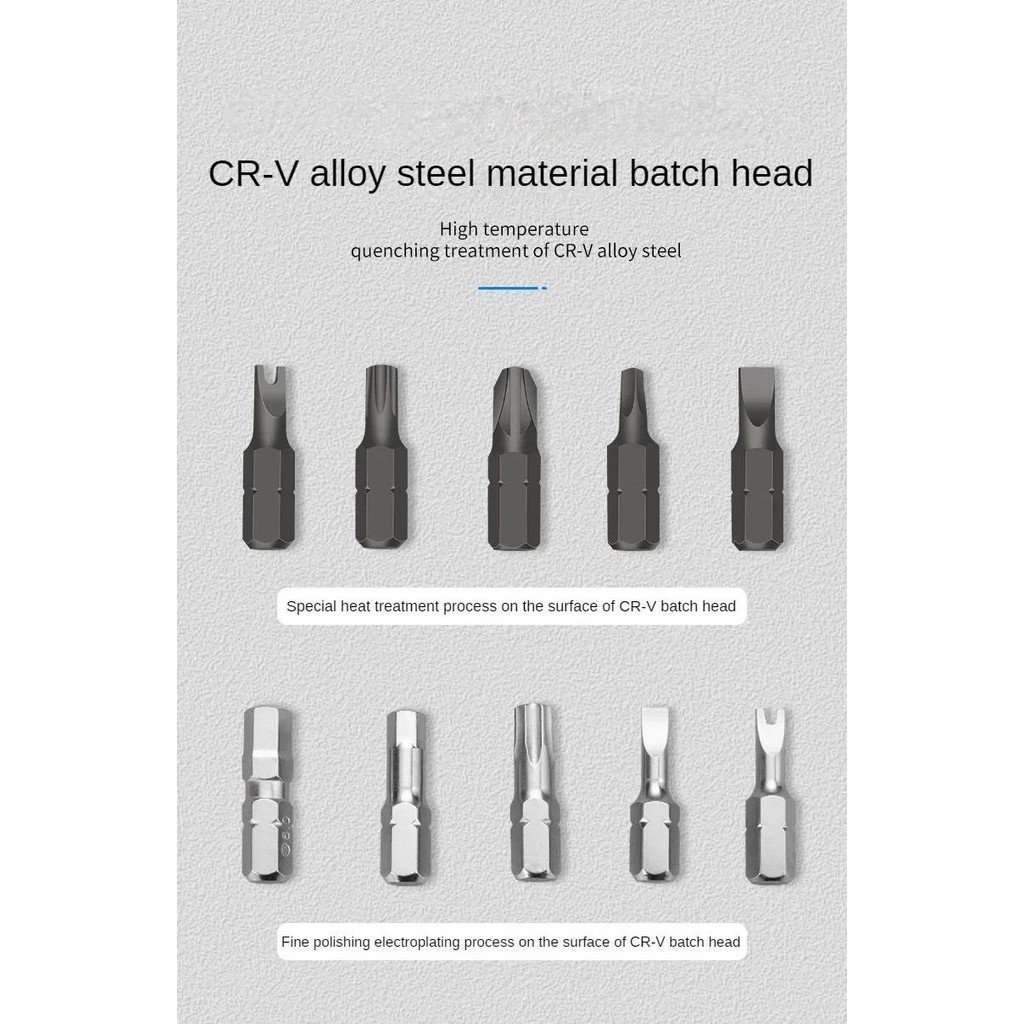 Screwdriver Kit Precision Magnetic Bits Dismountable Screw Driver Set ...
