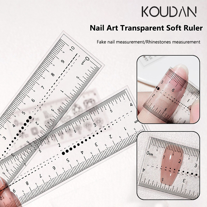Manicure Tools Nail Tape Measure Soft Ruler Nail Special Diamond ...