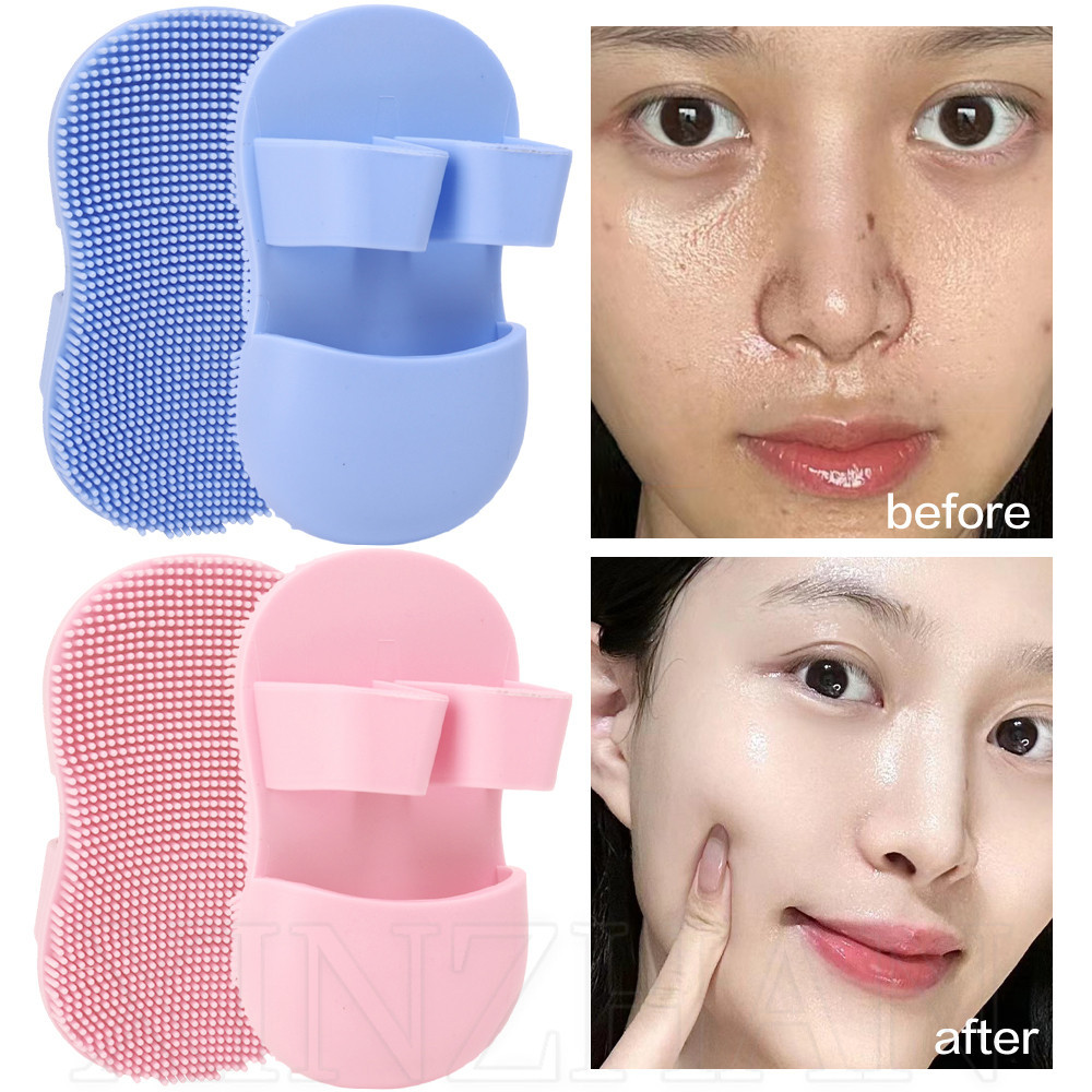 1/2/3Pcs Blackhead Acne Pore Washing Pad - For Deep Cleaning Skin Care ...