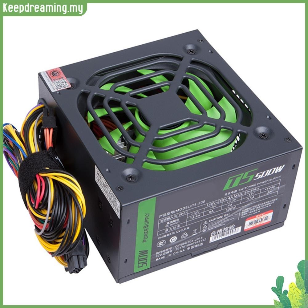 keepdreaming Desktop PSU Silent Power Supply Module Dual 6Pin ATX Power Supply for Desktop PC ...