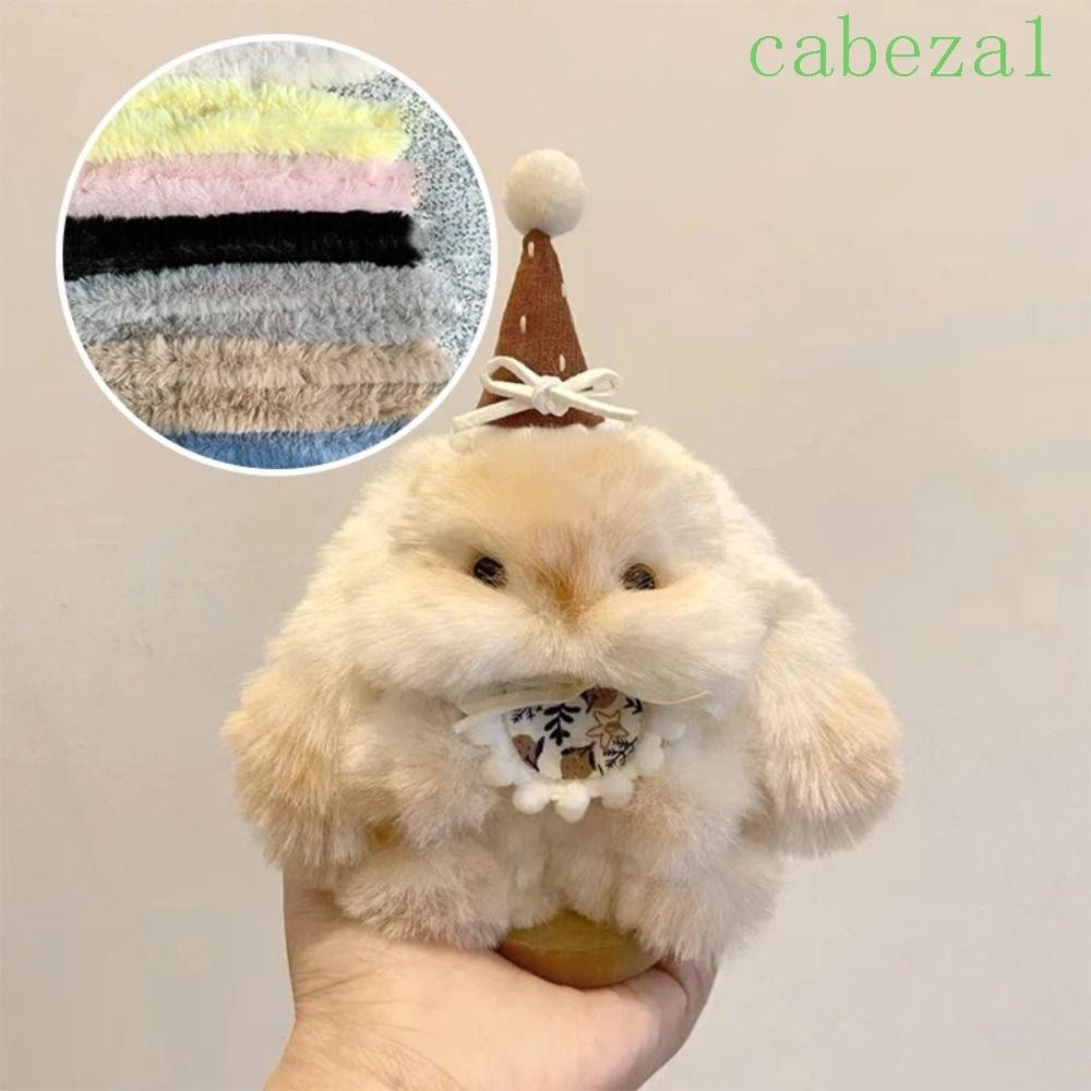 CABEZA Colorful Twist Wire Sticks, Hand Craft Plush Stuffed Rabbit ...