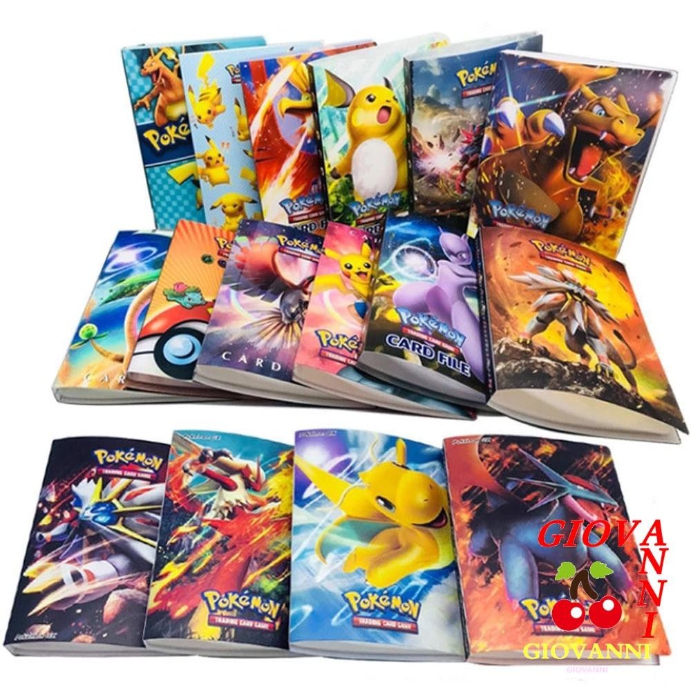 GIOVANNI Pokemon Cards Album Anime Pokemons Toys Collection Folder Card ...