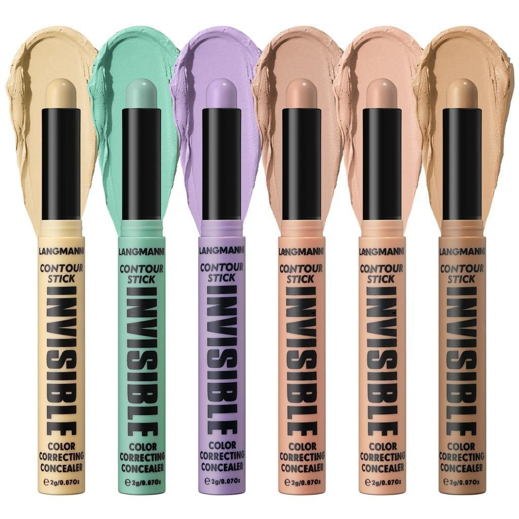 LANGMANNI 6 Colors Concealer Correcting Stick Set Long Lasting ...