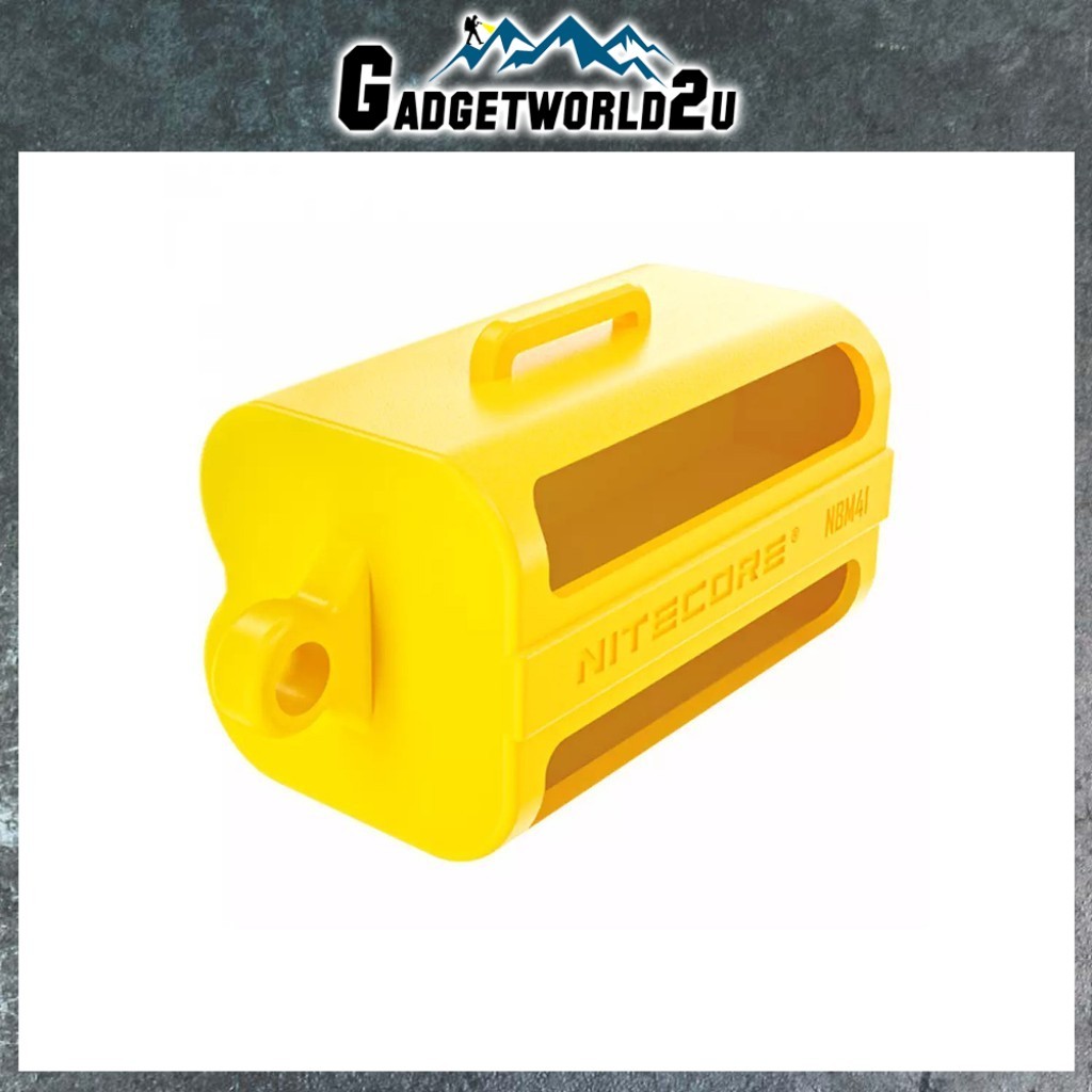 Nitecore NBM41 Multi-Purpose Portable Battery Storage Case (Yellow ...