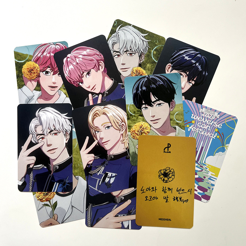 1-5pcs/set PLAVE Mediheal WEVERSE CON PLAVELIST Photocards Asterum Album 134-1 Lomo Cards YEJUN ...