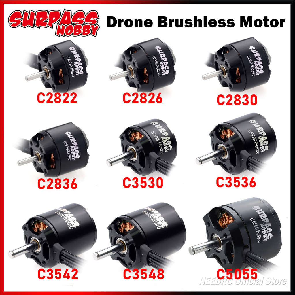 SURPASS HOBBY 2822 2826 2830 2836 3536 3542 3548 5055 Brushless Motor ...