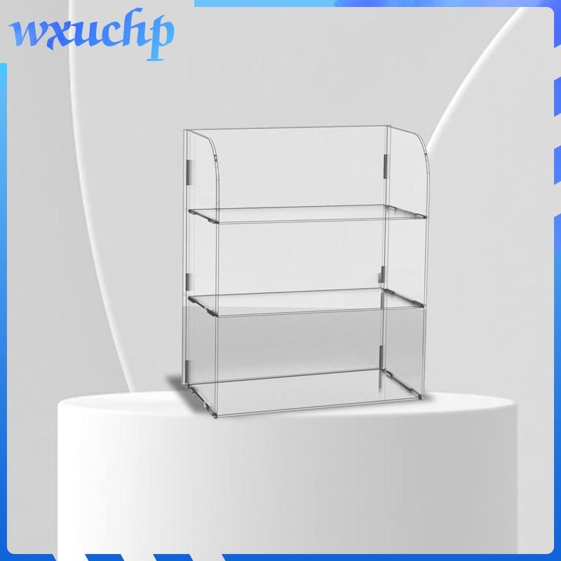 [wxuchp] Acrylic Display Rack Showcase Stand Shelves Toy Dolls Figure ...