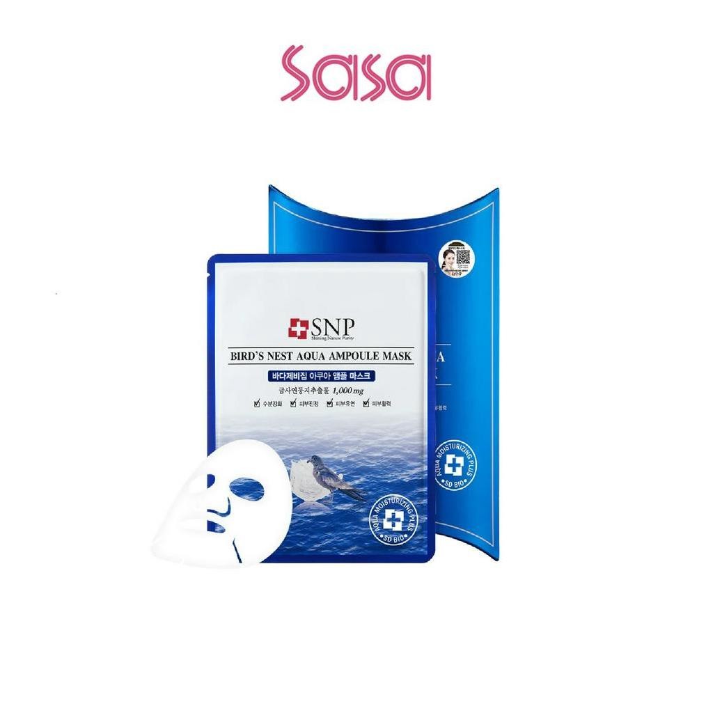 SNP : Bird'S Nest Aqua Ampoule Mask (10'S) | Shopee Malaysia