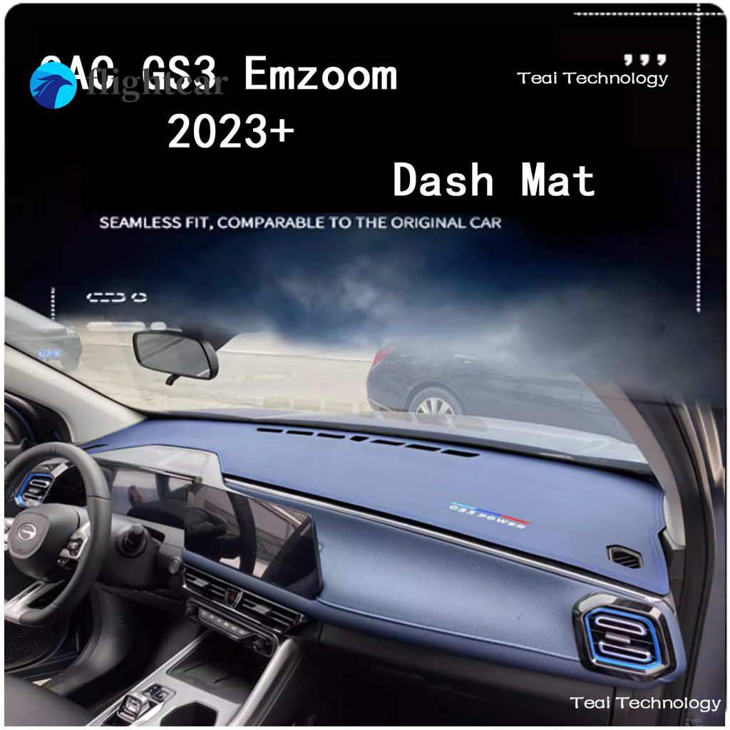 For GAC GS3 emzoom 2023 Dashboard Leather Dash Mat Shading Sun Shade ...