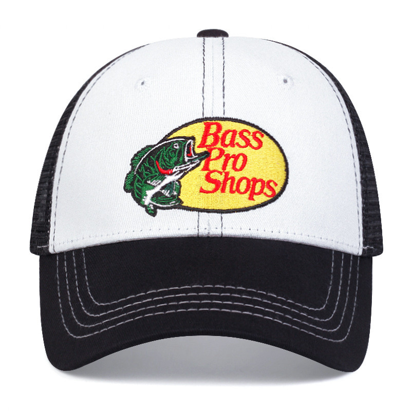 Bass Pro Shops Weever Embroidery Cotton Baseball Cap Summer Mesh ...