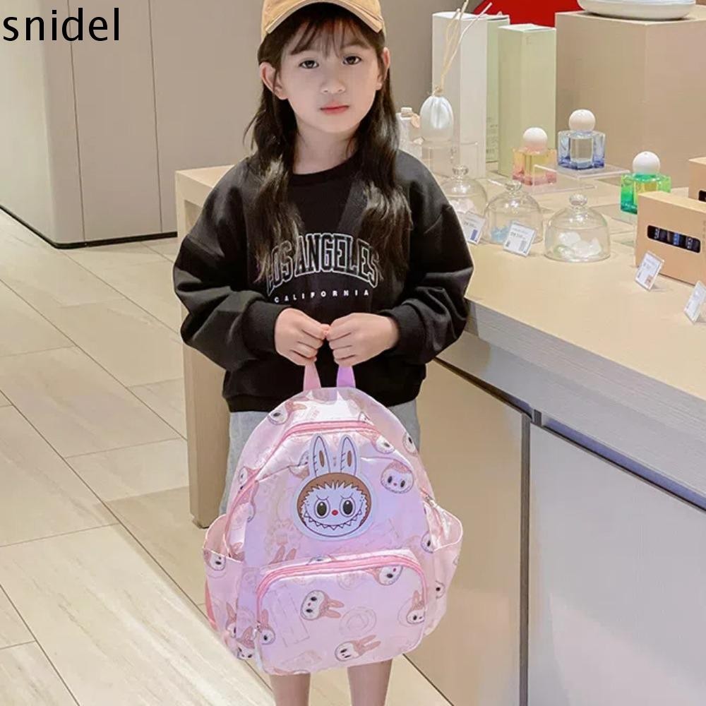 SNIDEL Labubu Daypack, Lightweight Full Color Labubu Backpack, School ...
