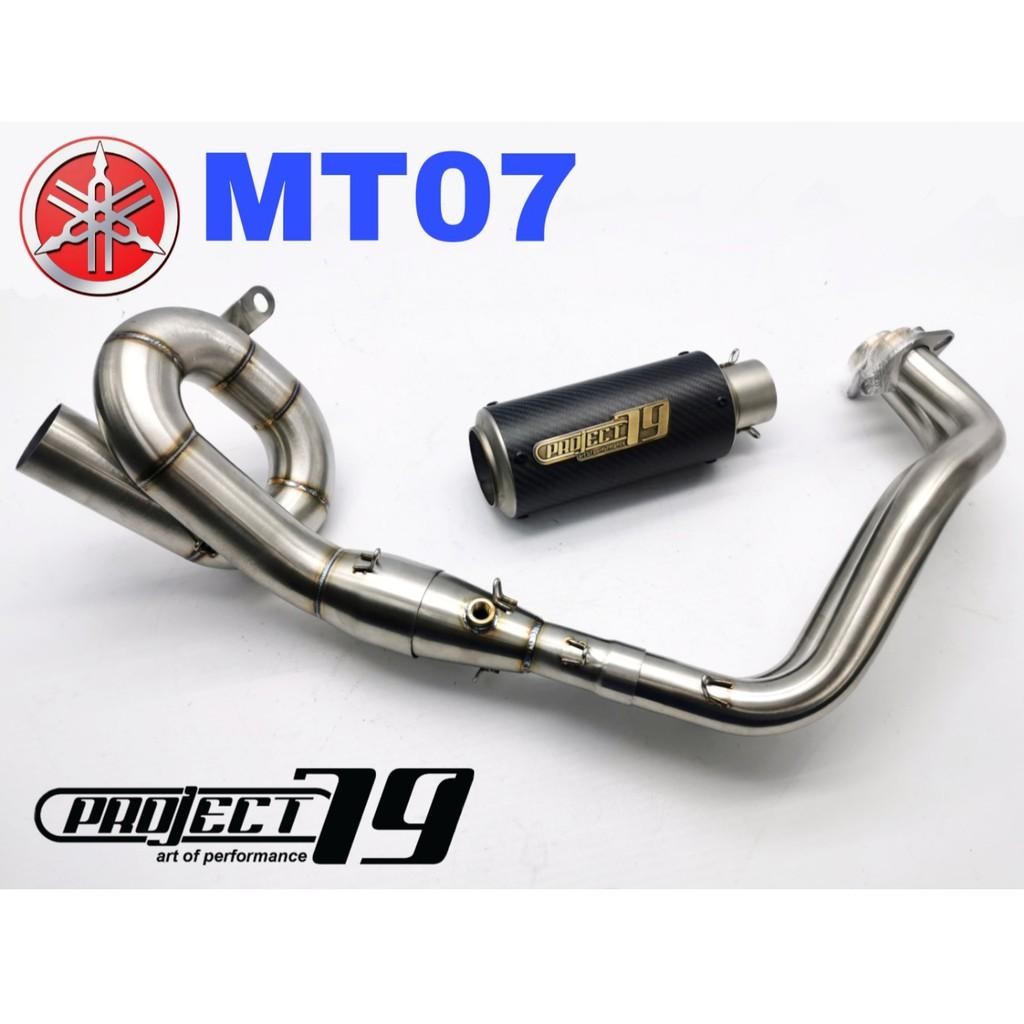 Exhaust Project79 Yamaha MT07 Full System Piping Manifold Stainless ...