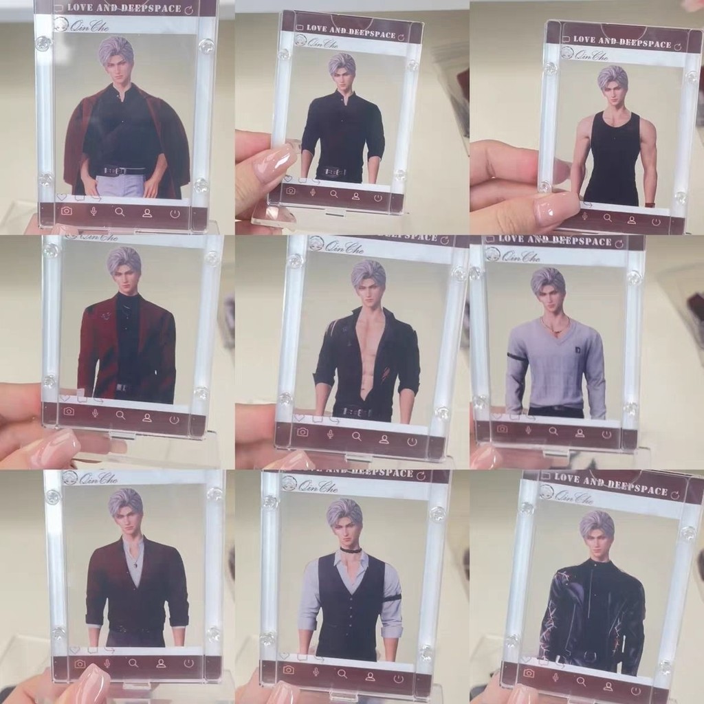 Xiaohongshu same style Love and Deep Space Acrylic Dress-up Standee Qin Che Shen Xinghui Li Shen ...