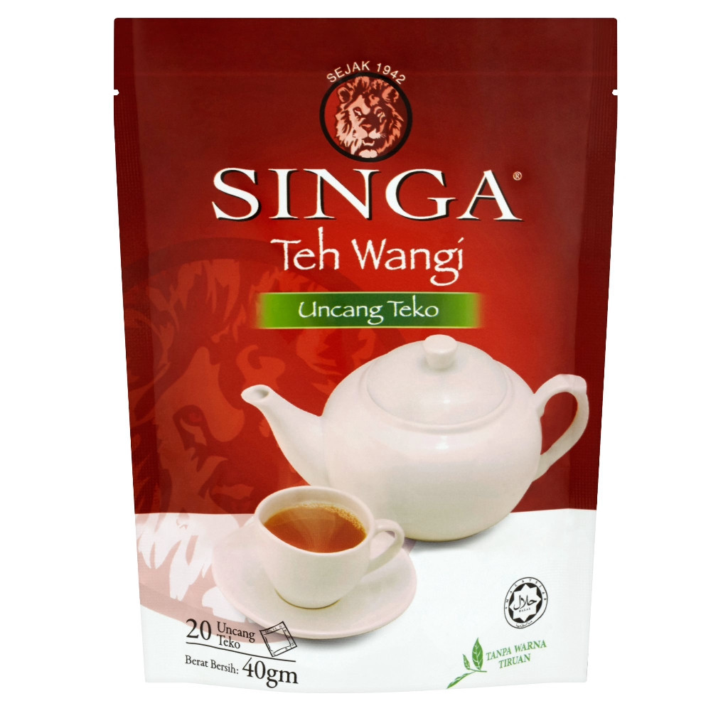 Singa Teh Wangi Uncang Teko Rose Tea (2g x 20) | Shopee Malaysia