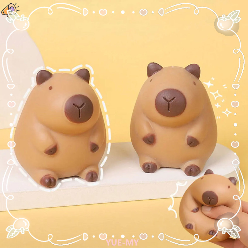 Capybara Slow Rebound Toy Stress Relief Funny Animal Squeeze Toy Cute ...