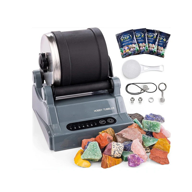 Children'S Fun Electric Gem Polisher Machine Grinder Set DIY Stone ...