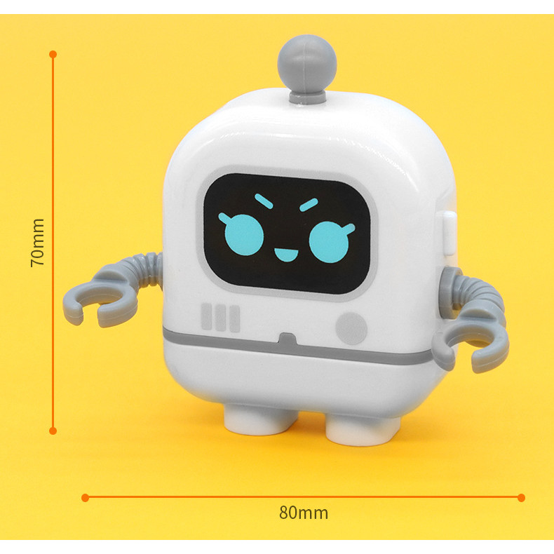 Customized seal /Cute robot Stamps /41*17mm/LOGO/ Signature/Customized ...