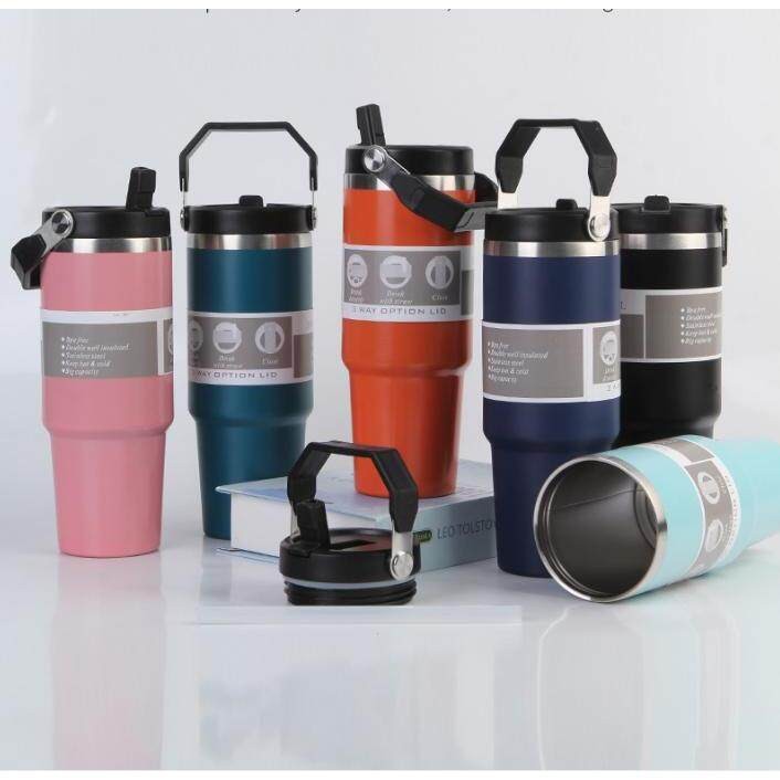 304 Stainless Steel Upright Thermos Bottle Insulated Vacuum Tumbler Hot & Cold Thermos Flask ...
