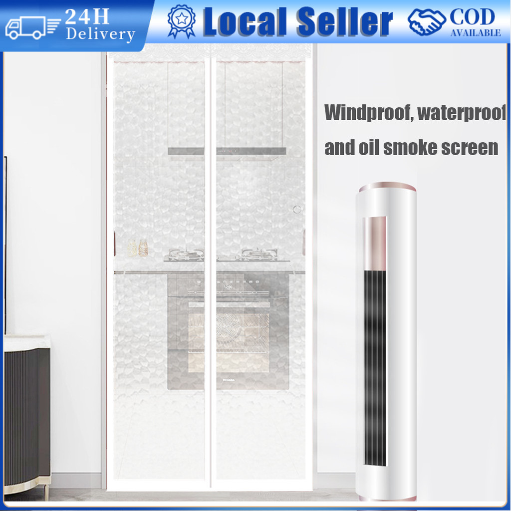 Air cond door curtain PVC Coldproof Windproof Partition Windshield ...