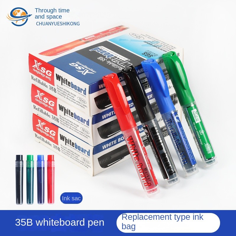 Whiteboard Pen Inkable Erasable Blackboard Pen Oil-based Pen ...