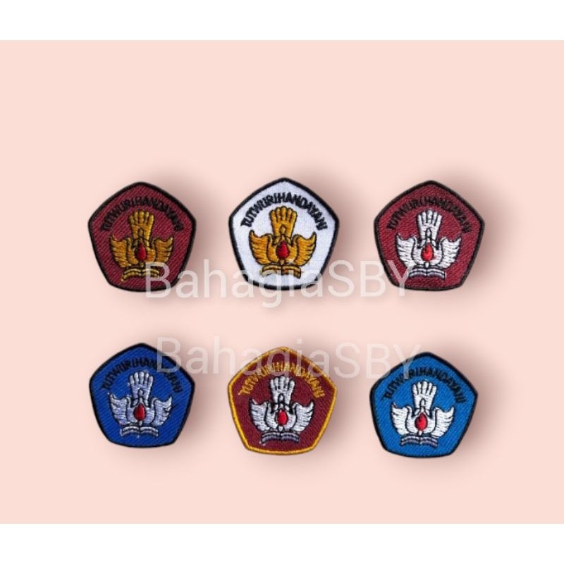 Embroidered School Attributes Tut Wuri Handayani Embroidered Logo ...