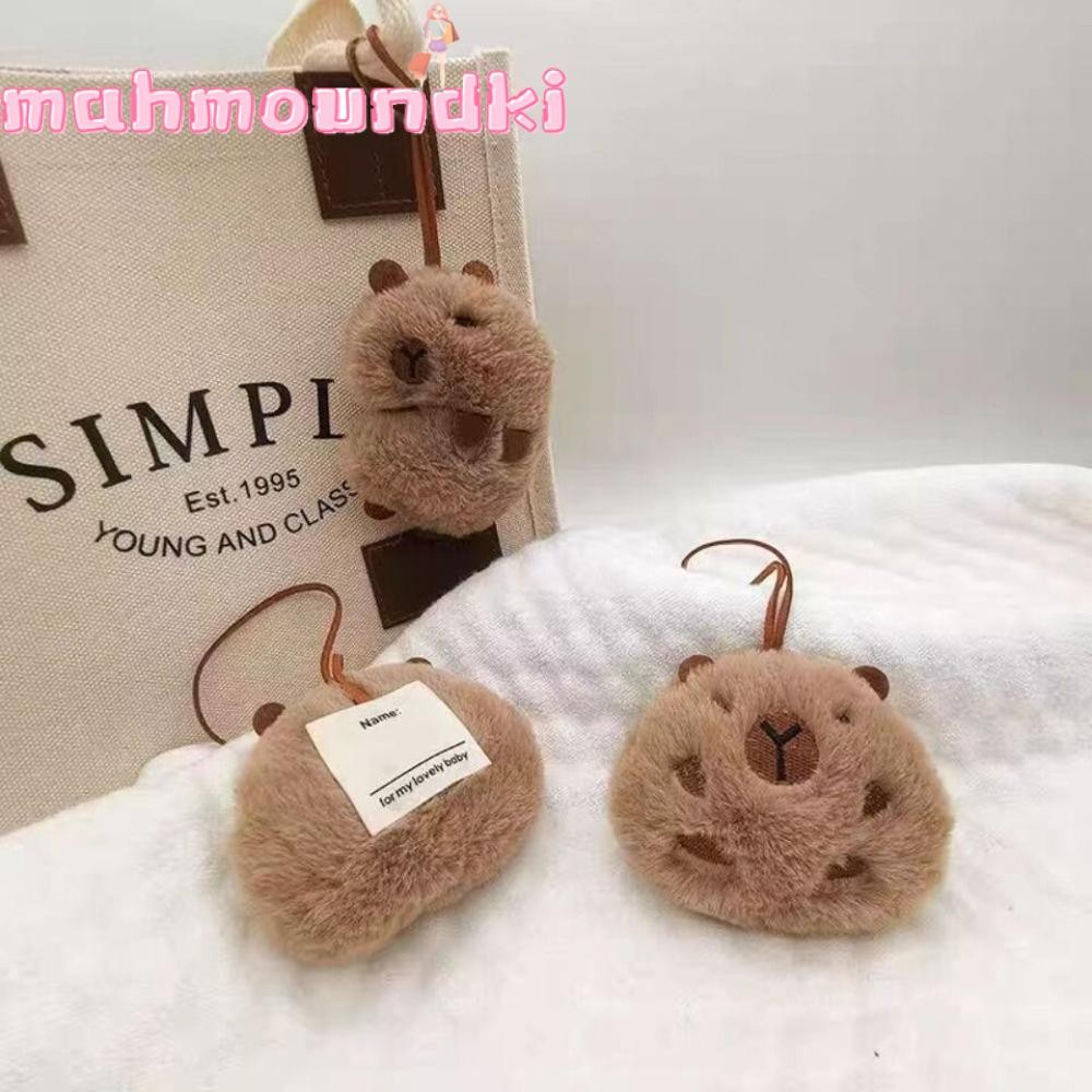 MAHMOUNDKI Capybara Pendant, Soft Squeak Capybara Keychain, Cute ...