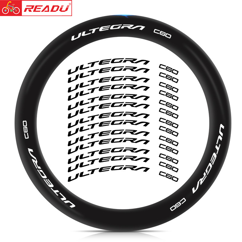 Love R8170-UT C60 Road Wheel Set Sticker Car Rim Carbon Ring Decoration ...